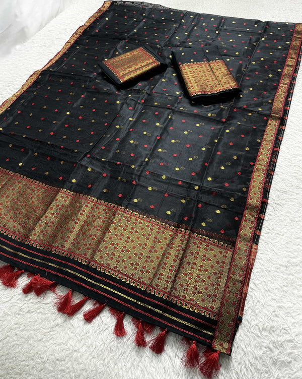 Chadorkart - Traditional Assamese Attire - Mekhla Sador