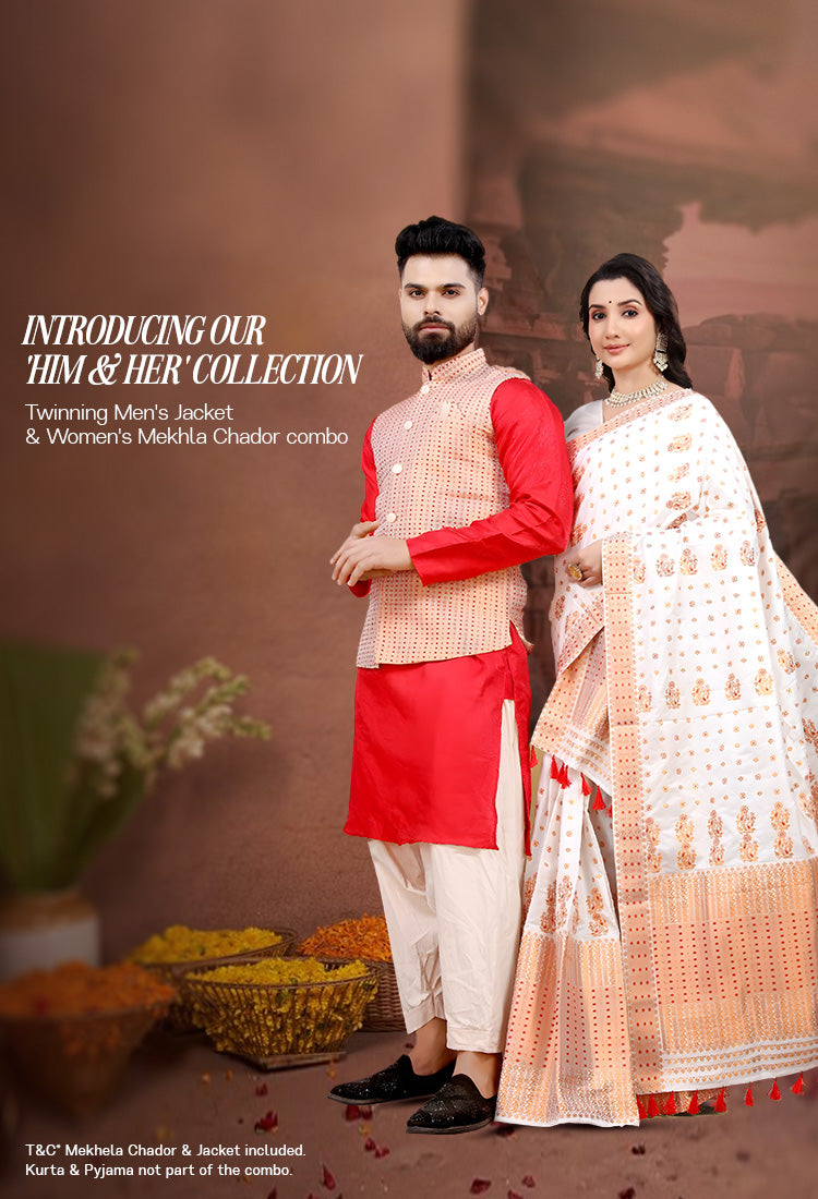 Chadorkart - Traditional Assamese Attire - Mekhla Sador