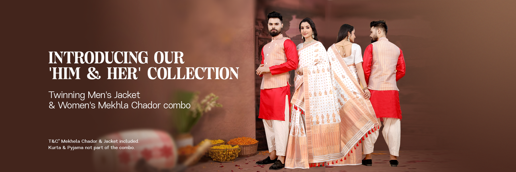 Chadorkart - Traditional Assamese Attire - Mekhla Sador